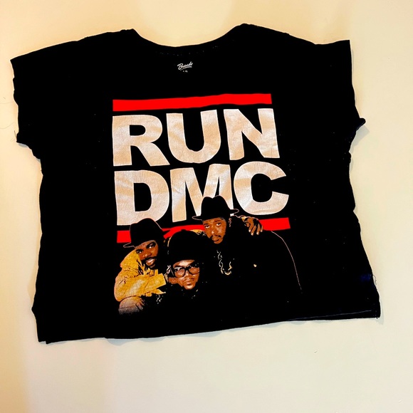 Tops | Vintage Cropped Run Dmc Top | Poshmark